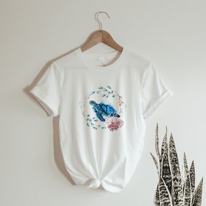 Sea Turtle Ocean Life Shirt - Etsy