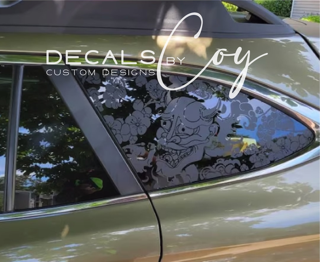 Oni Demon Vinyl Decal – Compatible With Outback-style Vehicles (2010 ...