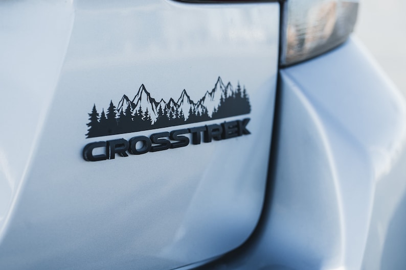 Vinyl Mountain and Trees Decal Car Emblem Graphic Vinyl - Etsy