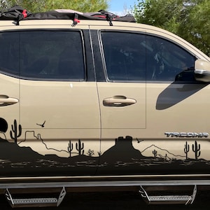 Desert Scene Side Panel Decal – Large Format Vinyl Truck SUV Car ...