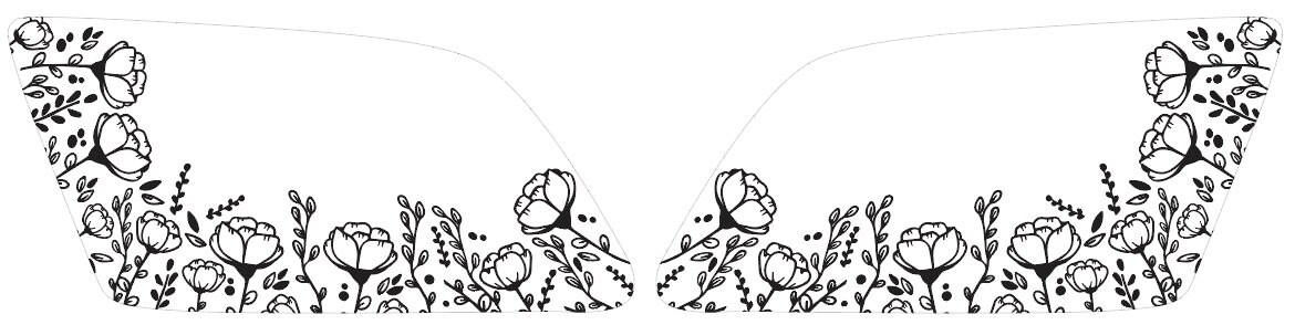 Custom Quarter Window Vinyl Decal Overlay – Compatible With Sequoia ...