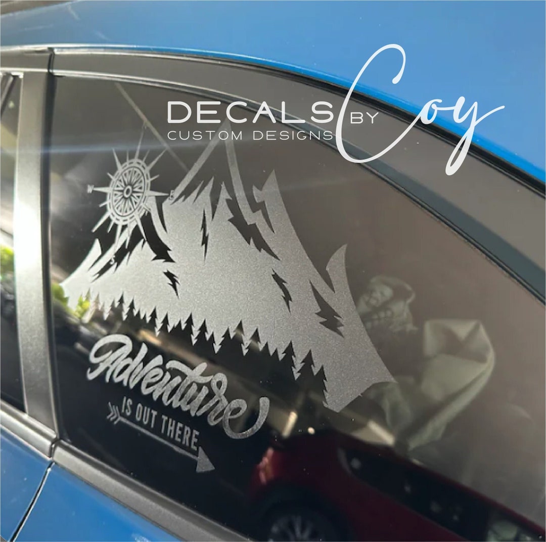 Adventure is Out There Quarter Window Decal – Compatible With Subaru ...
