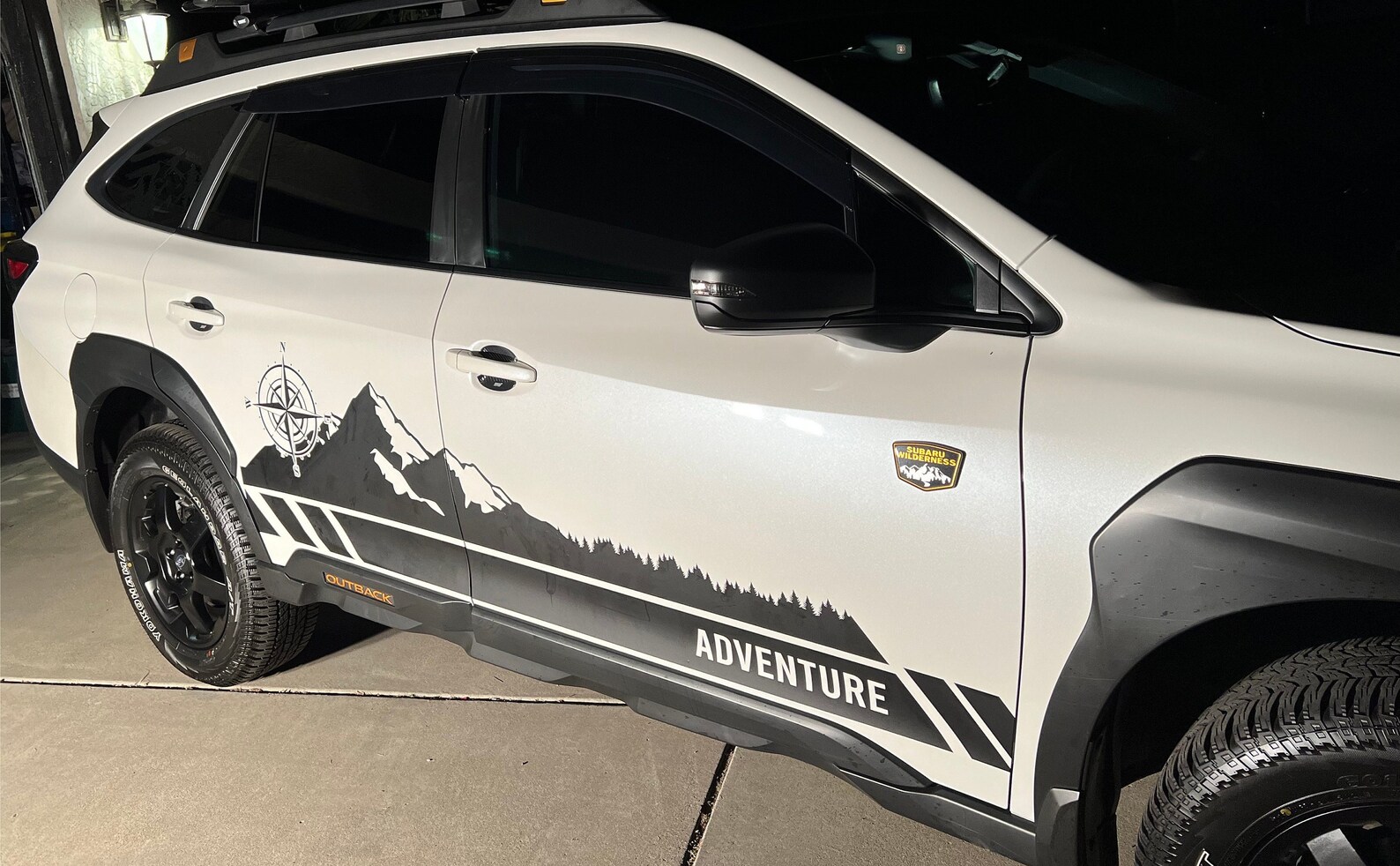 Compass Adventure Side Body Vinyl Decal, Side Panel Decal, Stripe Decal ...