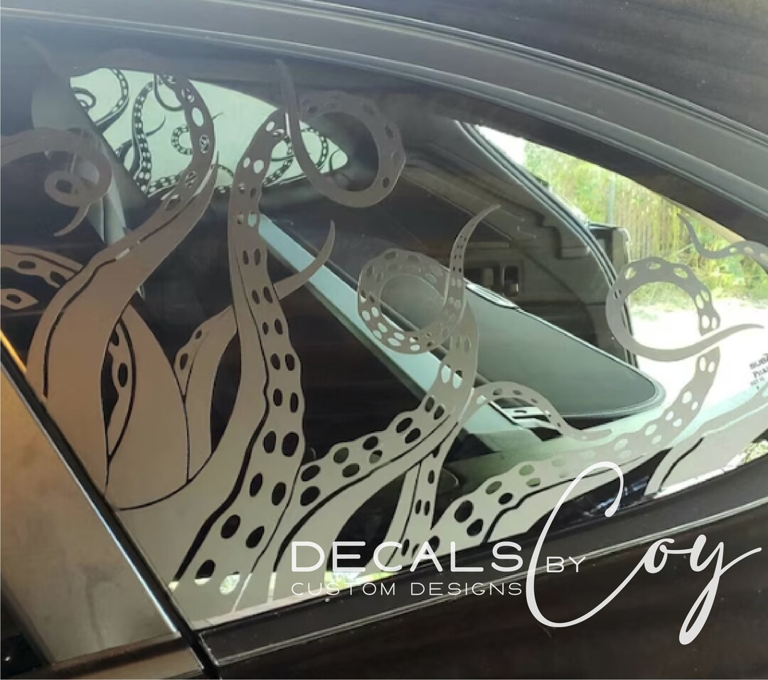 Fits Only for 10-24 Subaru Outback, Octopus Tentacles, Quarter Window ...