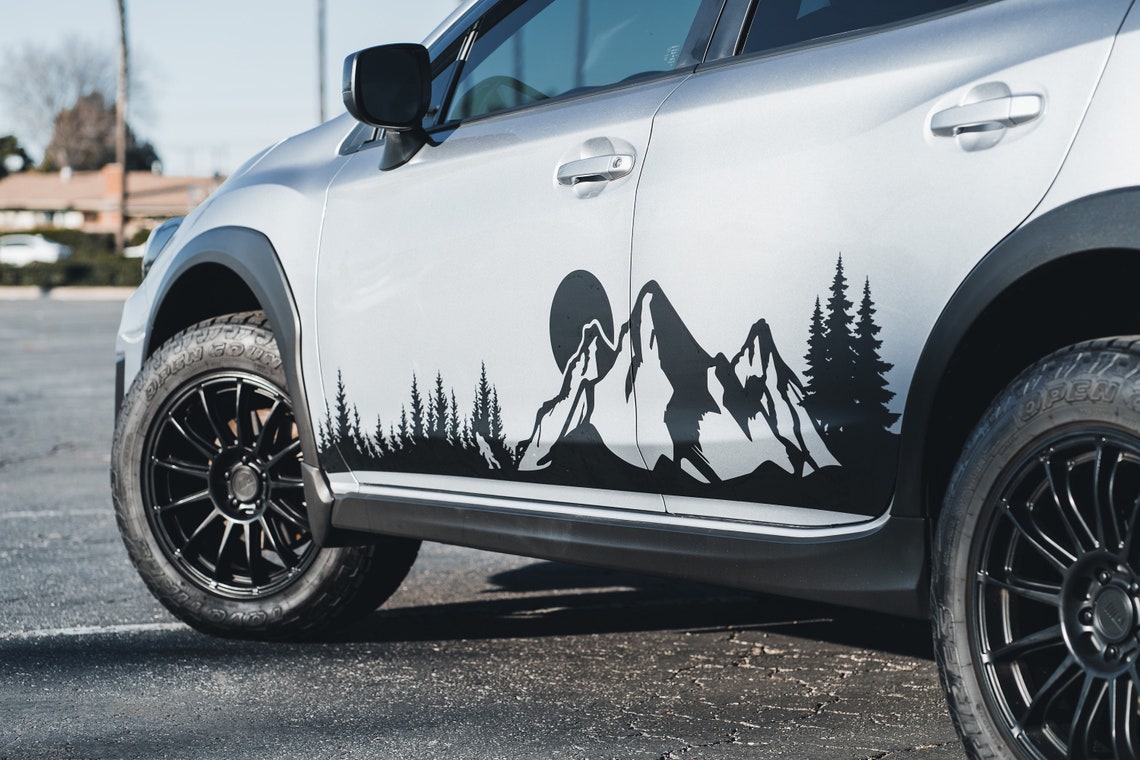 Enhance Your Ride With a Sasquatch Mountain Vinyl Decal - Etsy