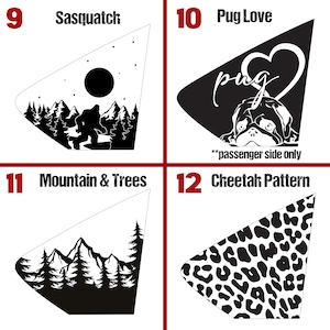 Custom Vinyl Car Decals – Multiple Designs, Compatible With Crosstrek ...