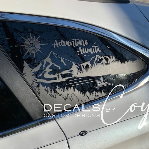 Subaru Outback Rear Window Decal - Etsy