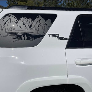 Custom Quarter Window Vinyl Decal Overlay – Compatible With 4runner ...