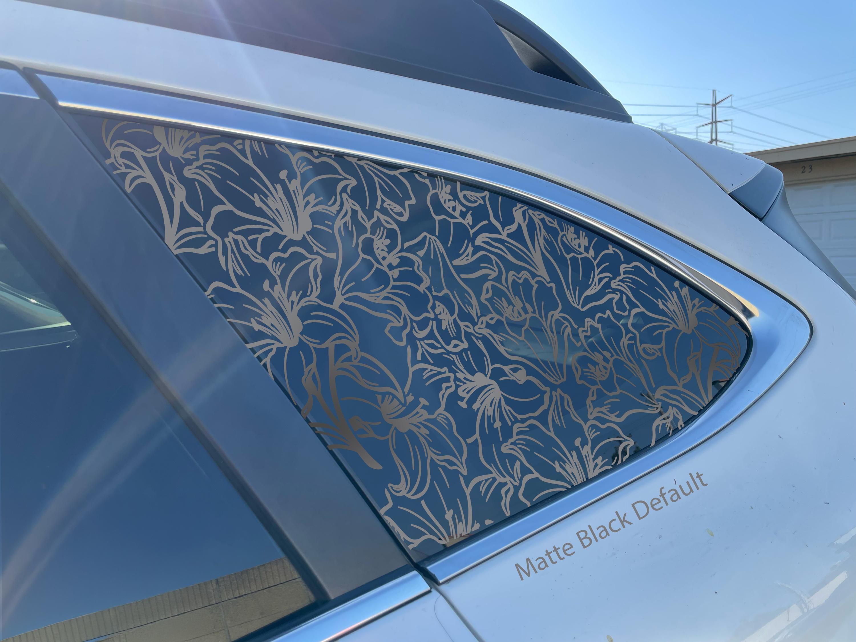 Lily Flowers Quarter Window Decal – Compatible With Subaru Outback 2010 ...