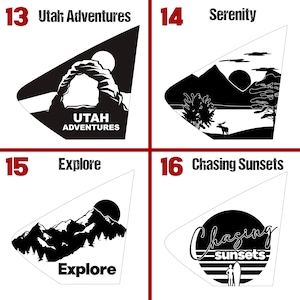 Custom Vinyl Car Decals – Multiple Designs, Compatible With Crosstrek ...