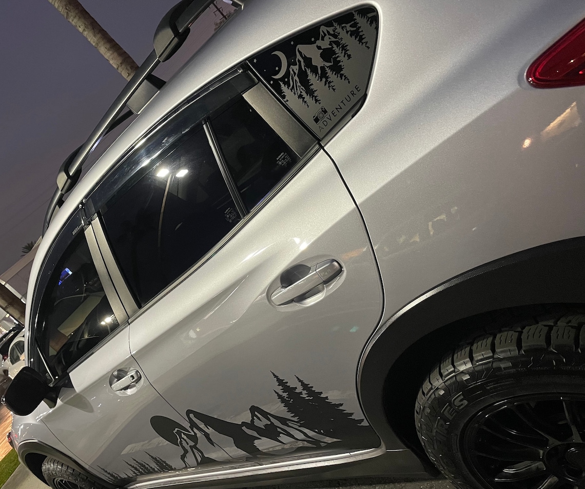 Enhance Your Ride With a Sasquatch Mountain Vinyl Decal - Etsy