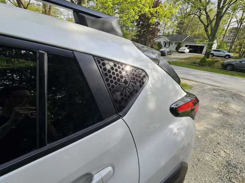 Car Decal Honeycomb Bee Quarter Window Compatible With Subaru Crosstrek ...