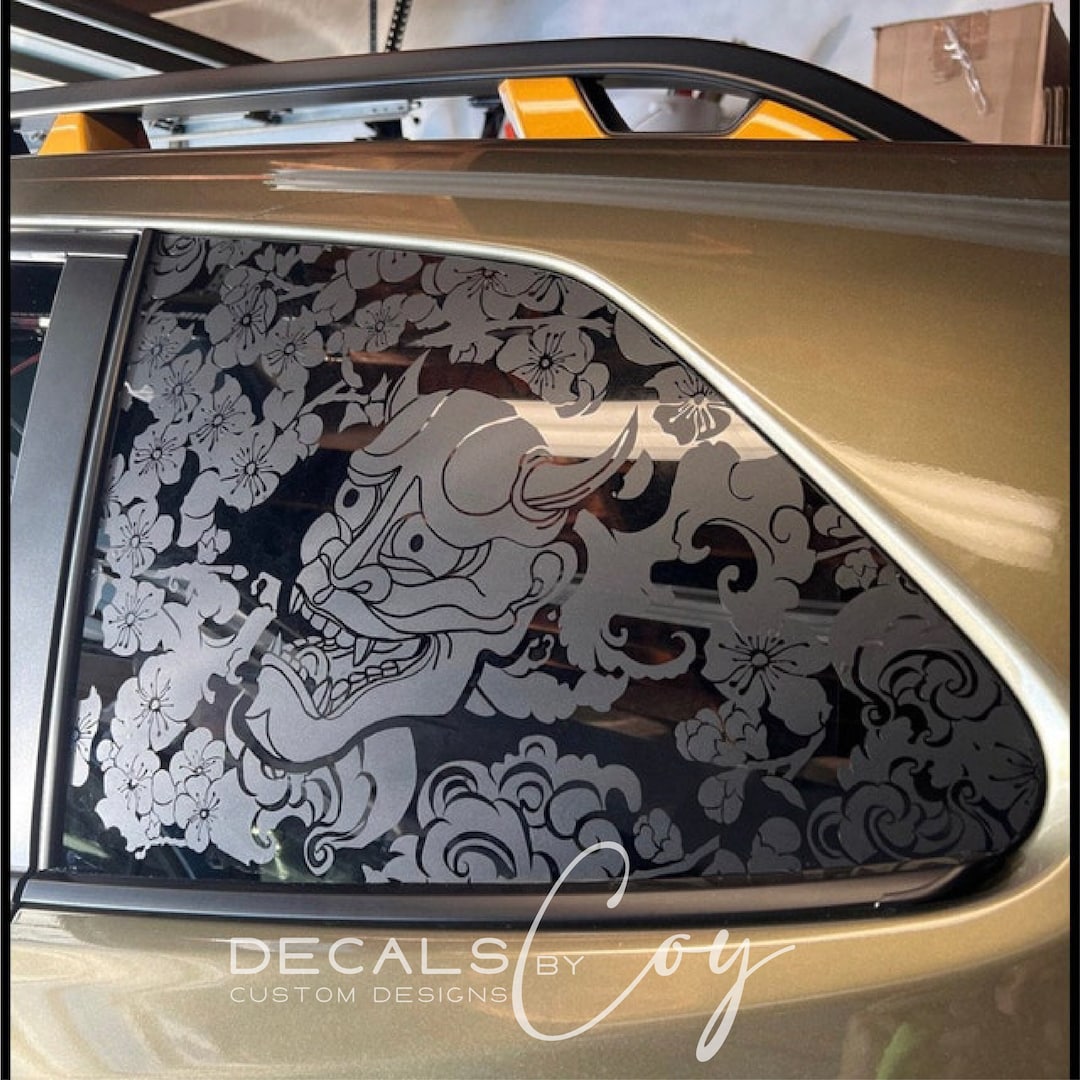 Oni Demon Vinyl Decal – Compatible With Forester-style Vehicles (2009 ...