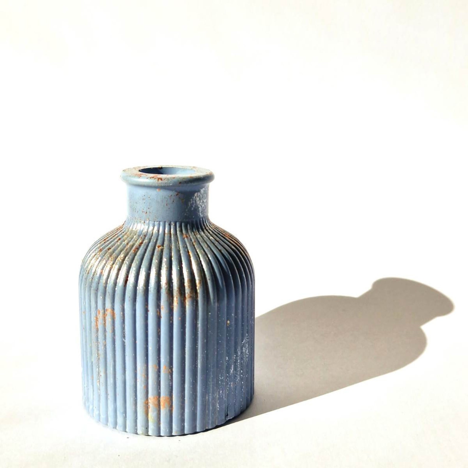 Colorful Ribbed Bud Vase | Single Stem Vase | Flower Display | Home ...