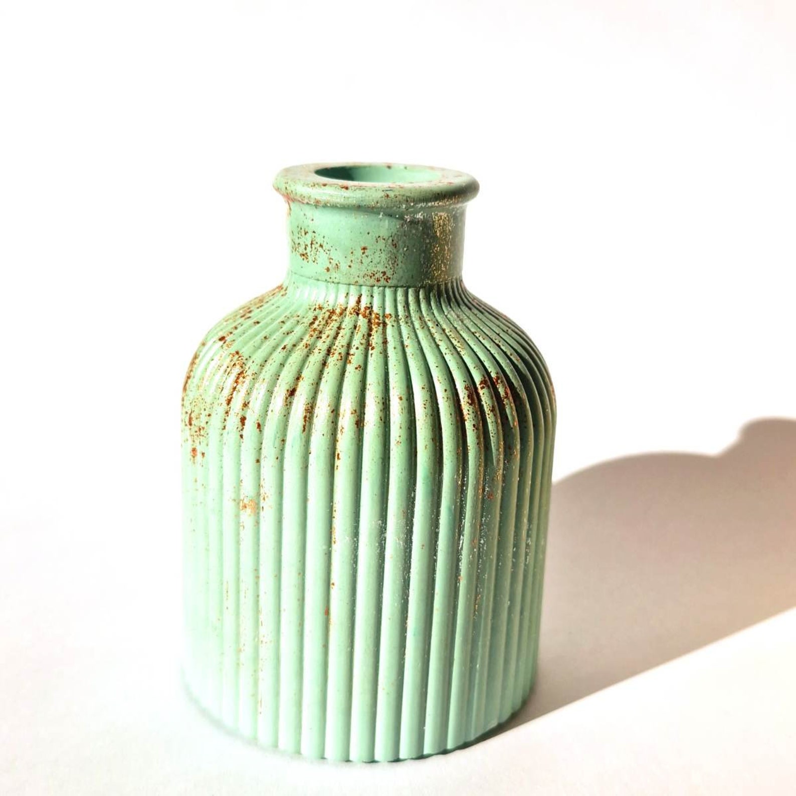 Colorful Ribbed Bud Vase | Single Stem Vase | Flower Display | Home ...