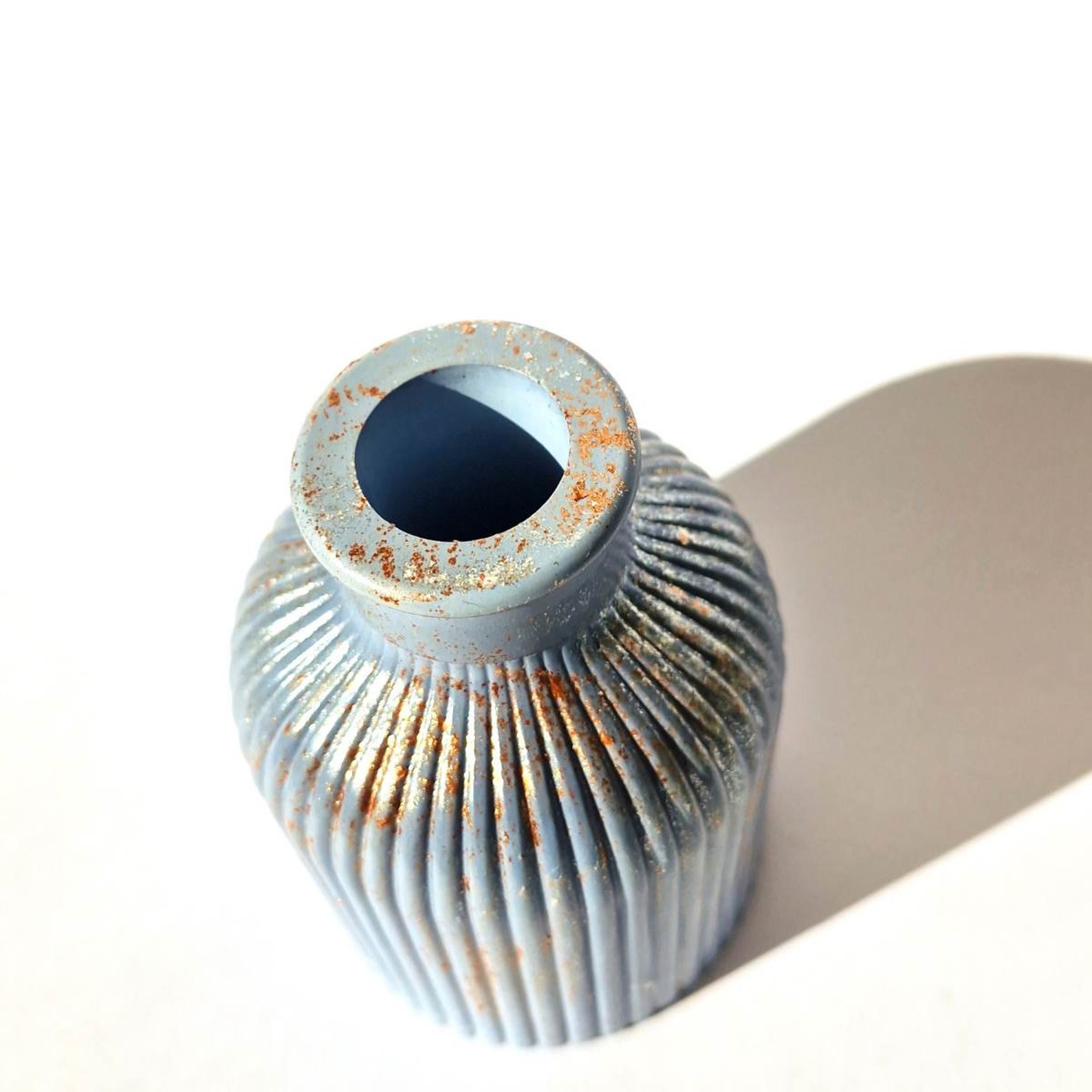 Colorful Ribbed Bud Vase | Single Stem Vase | Flower Display | Home ...