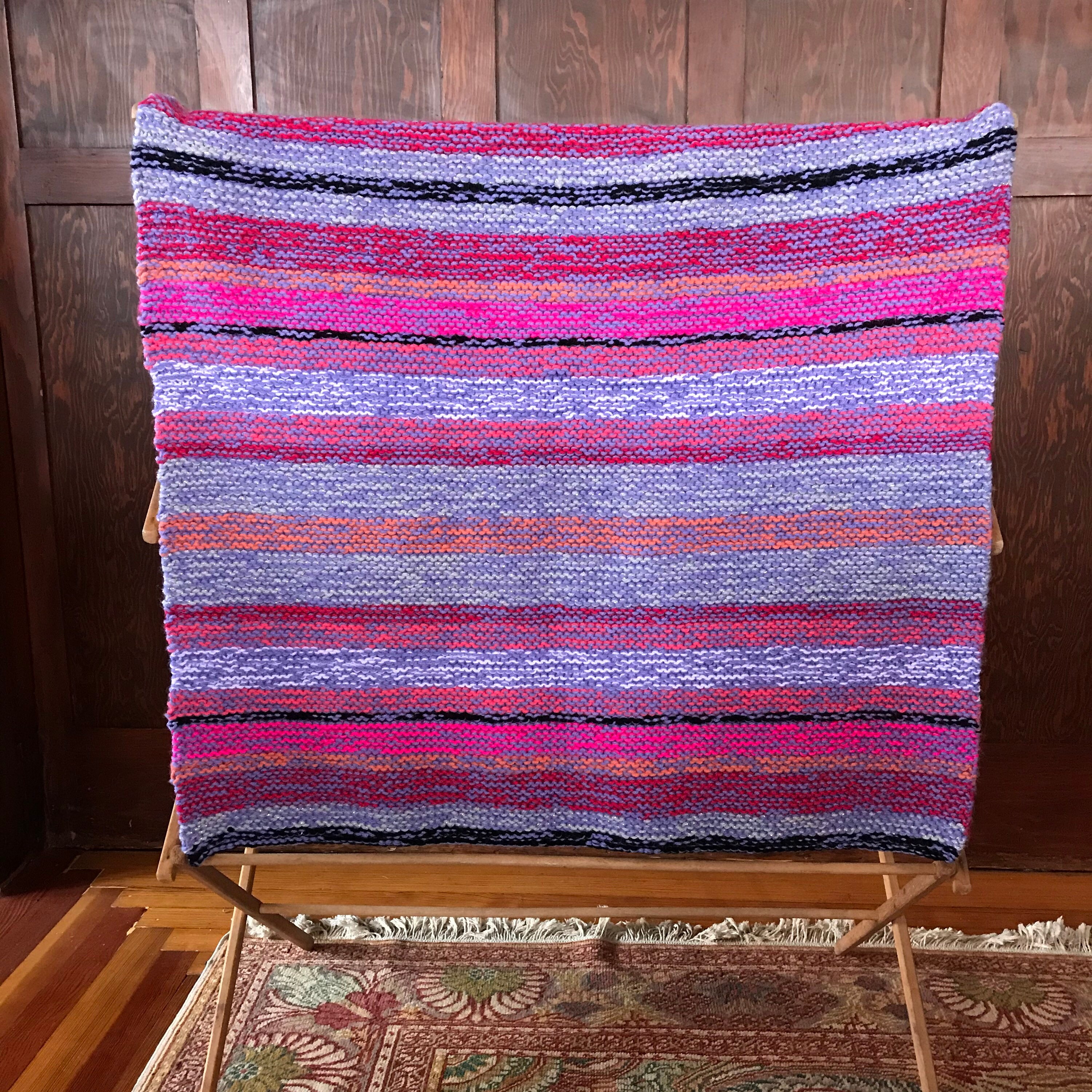 Pink and Purple Rug | Etsy