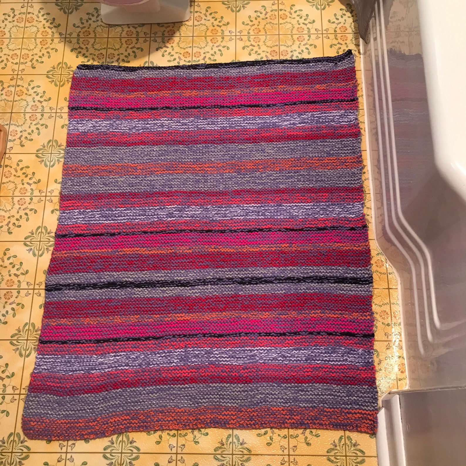 Pink and Purple Rug - Etsy