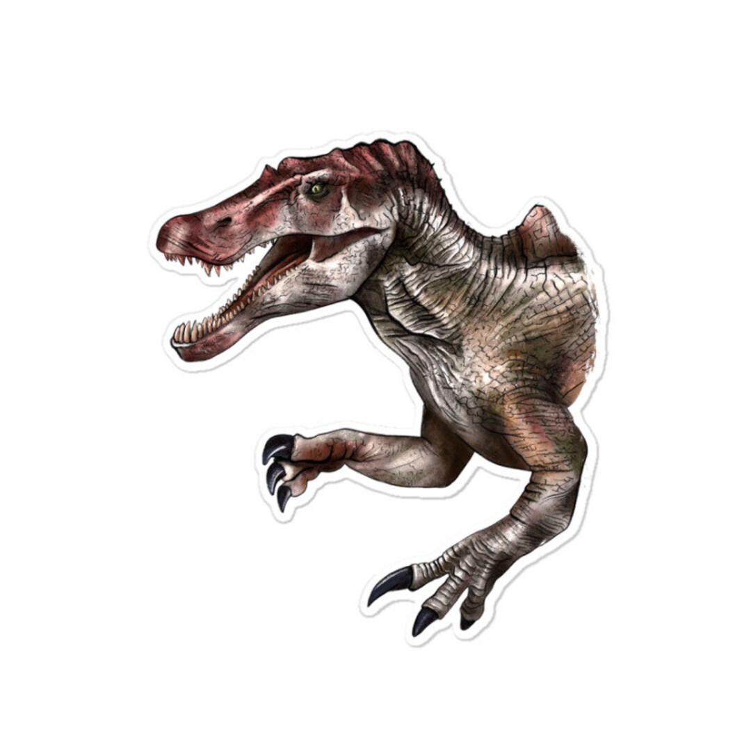 Spinosaurus Face Sticker - Etsy