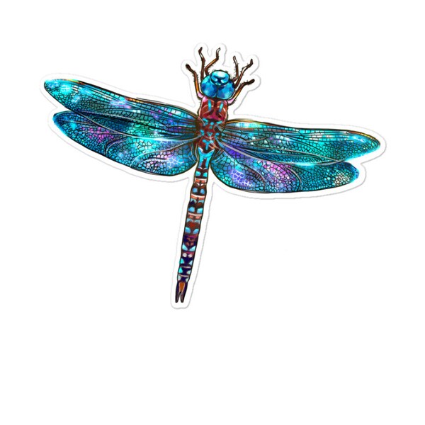Dragonfly Sticker - Etsy