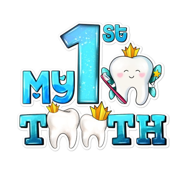 First Tooth Sticker - Etsy