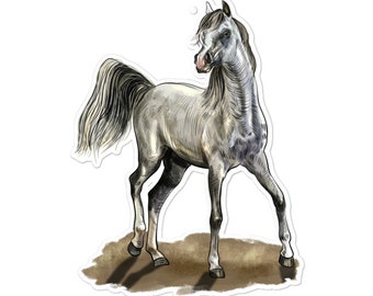 Percheron Horse Sticker - Etsy