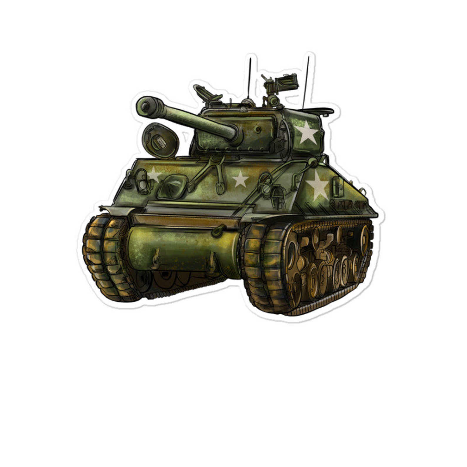 Army Tank Sticker - Etsy