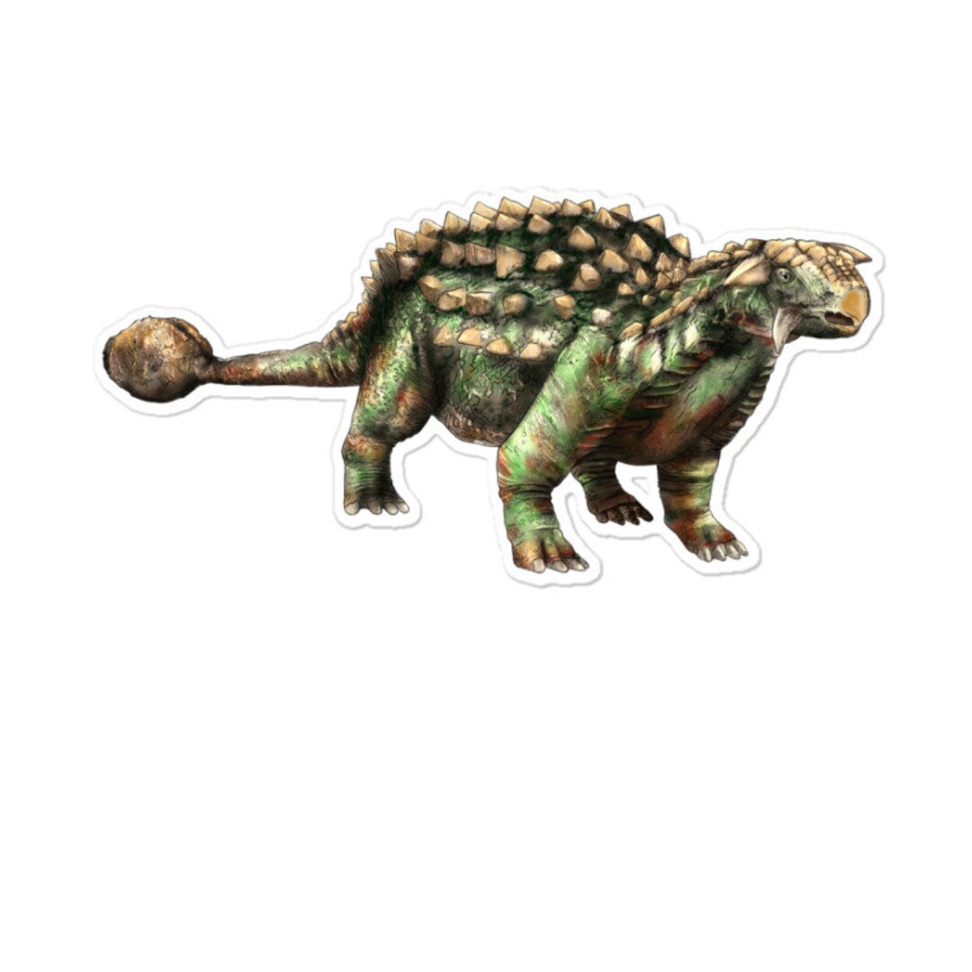 Ankylosaurus T-rex Sticker - Etsy