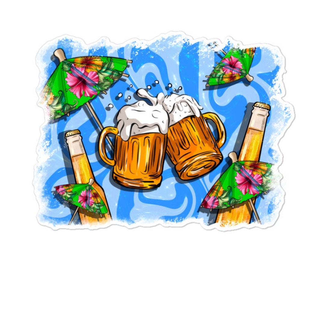 Beers Background Sticker - Etsy