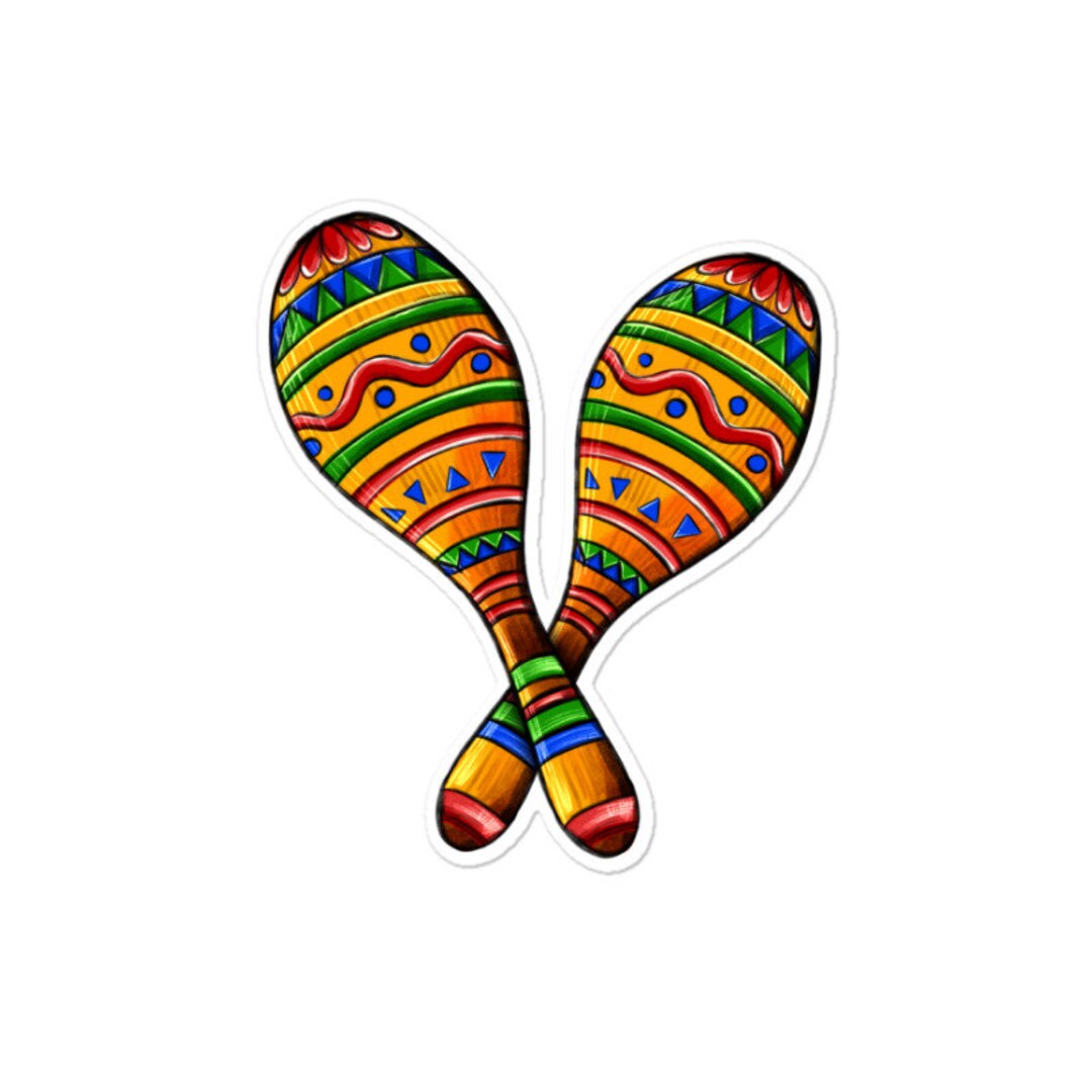 Mexican Maracas Sticker - Etsy