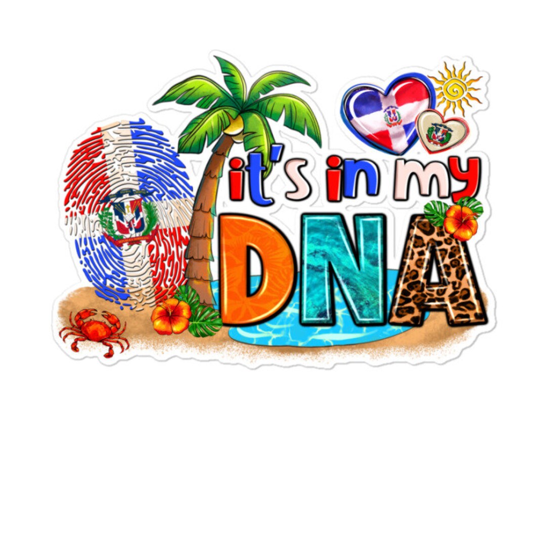 It's in My Dna Sticker - Etsy