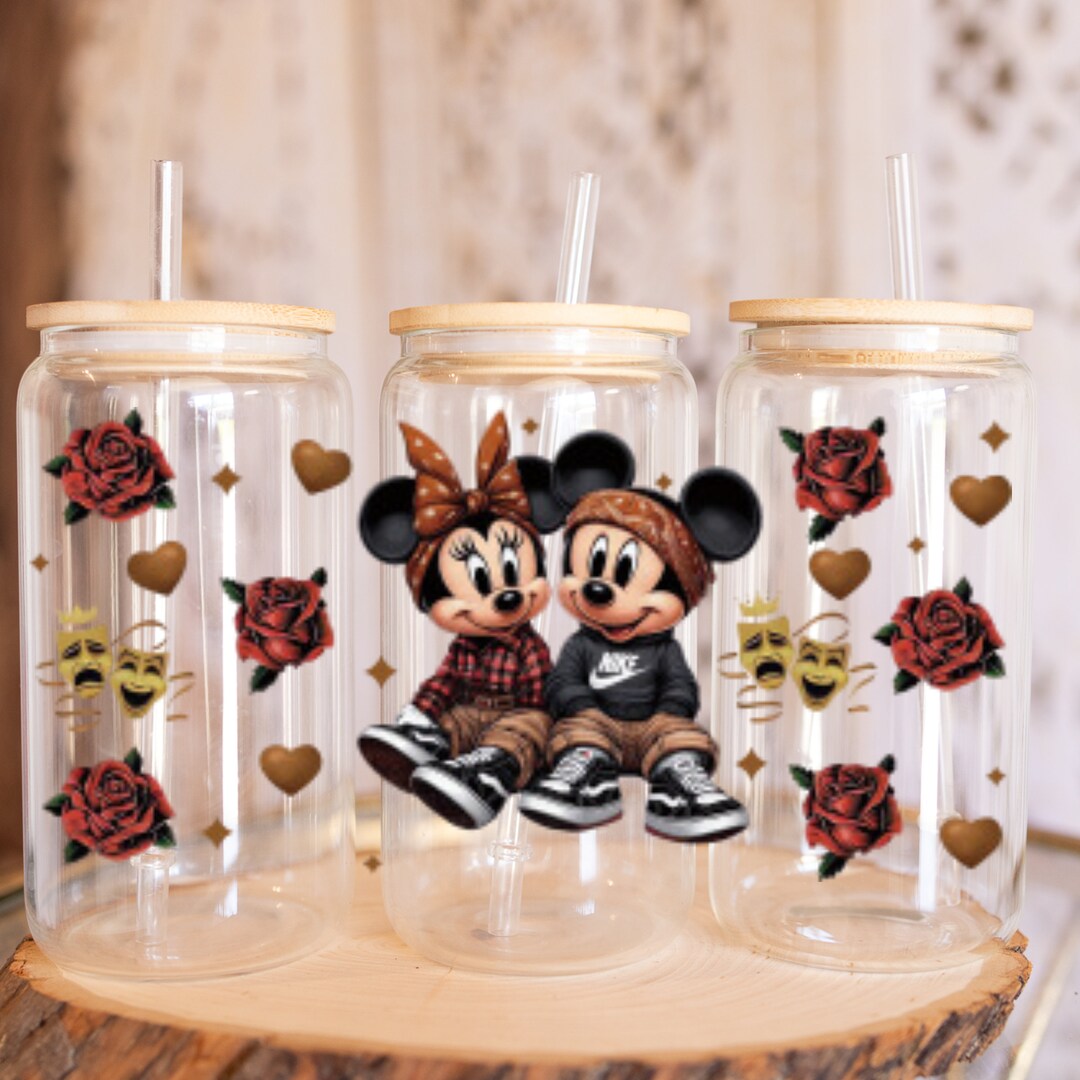 Hispanic Mickey and Minnie Mouse UVDTF, Disney Land, Mexican Mickey ...