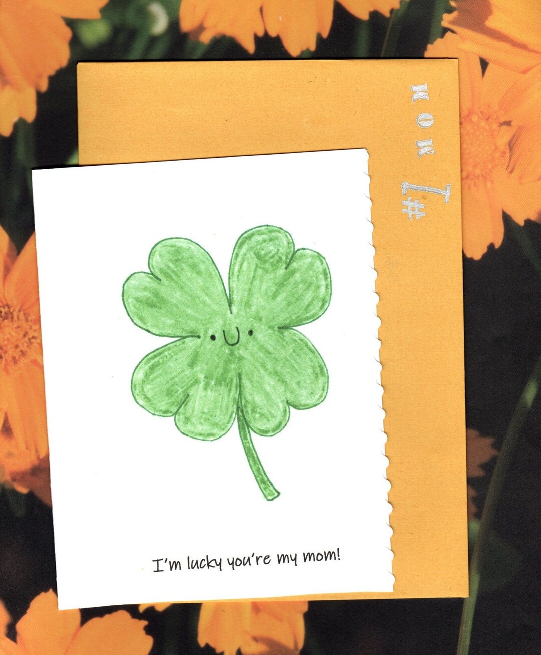 Happy Mothers Day Im Lucky Youre My Mom Card - Etsy