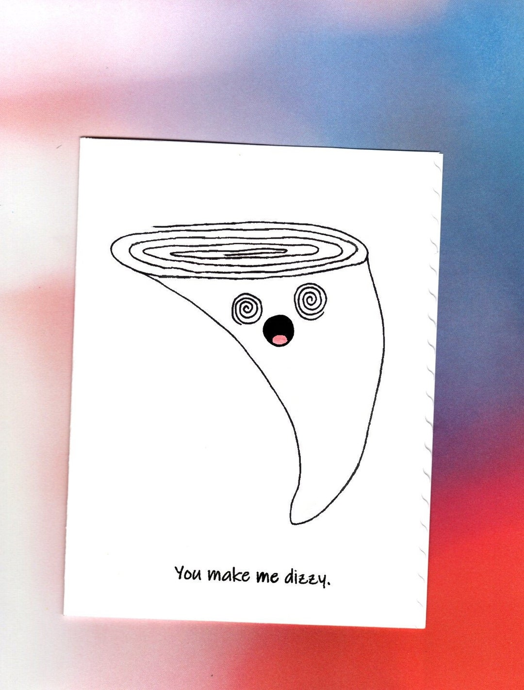 You Make Me Feel Dizzy Card. - Etsy
