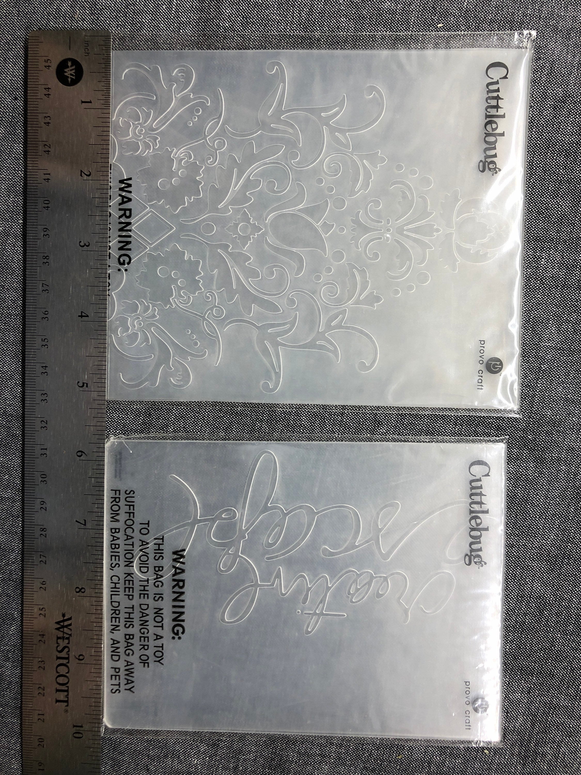Creative Escape - Cuttlebug Embossing Folder - A2 & 5x7 - New in ...