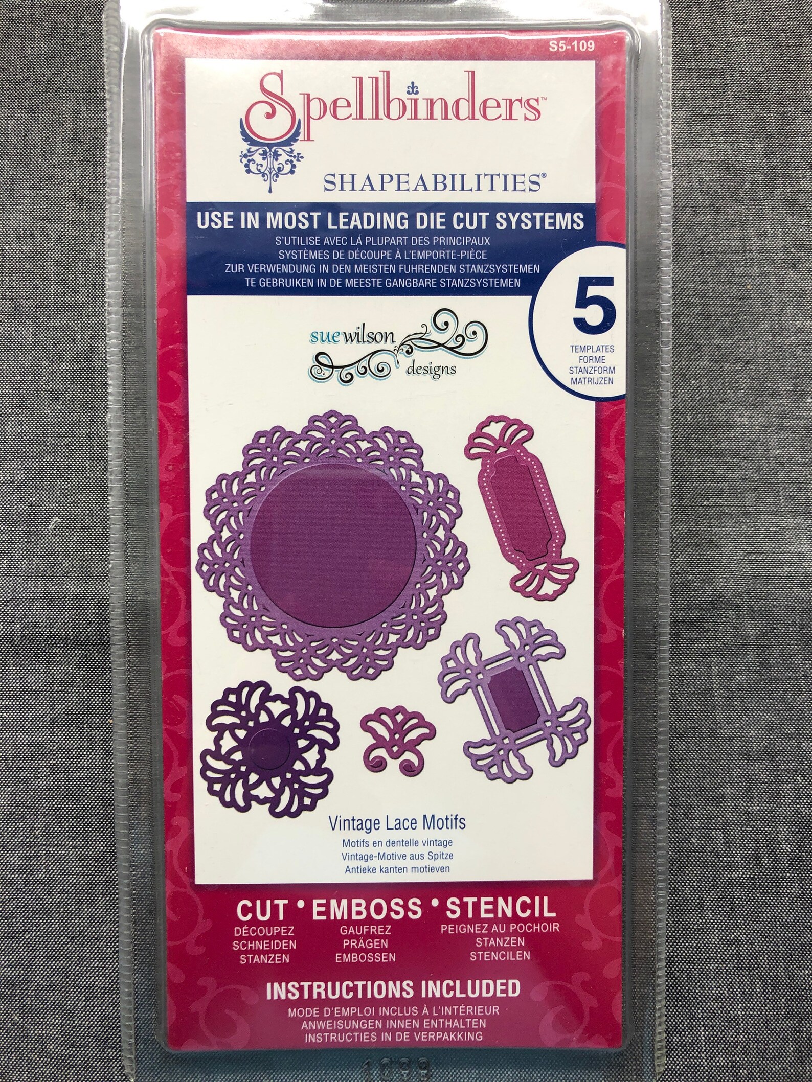 Spellbinders S5109 Shapeabilities - Vintage Lace Motifs - Cut/emboss ...