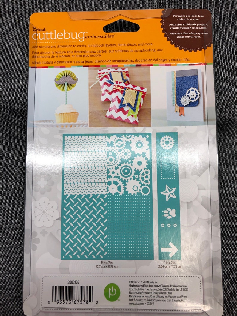 Being a Boy - Cuttlebug Embossing Folder - 5"x7" and Border - New in ...