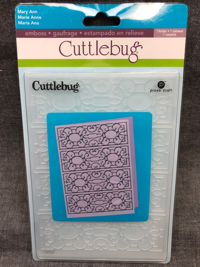 Mary Ann - Cuttlebug Embossing Folder - 5"x7" - New in Packaging - Etsy