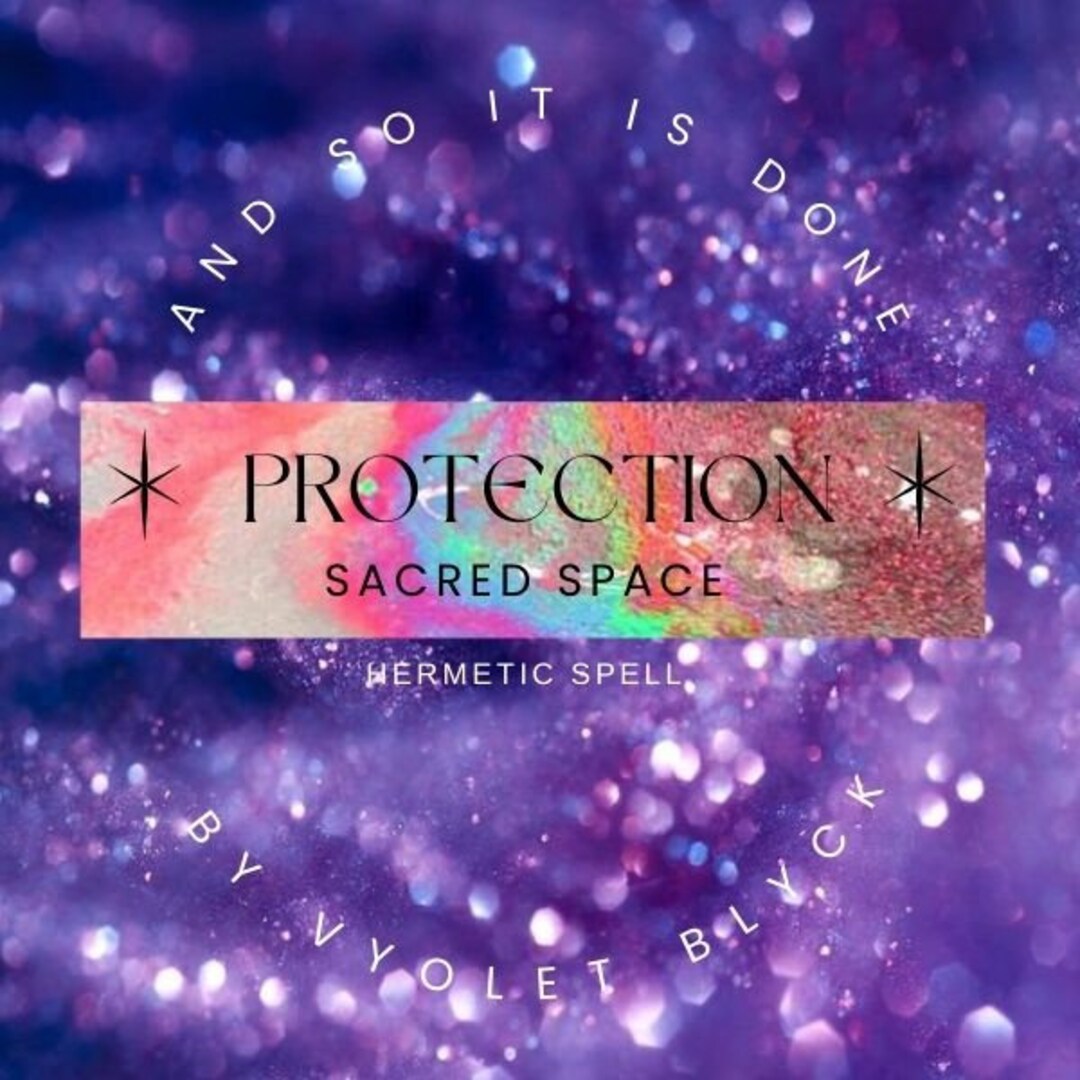 Protection / Sacred Space / Hermetic Spell - Etsy