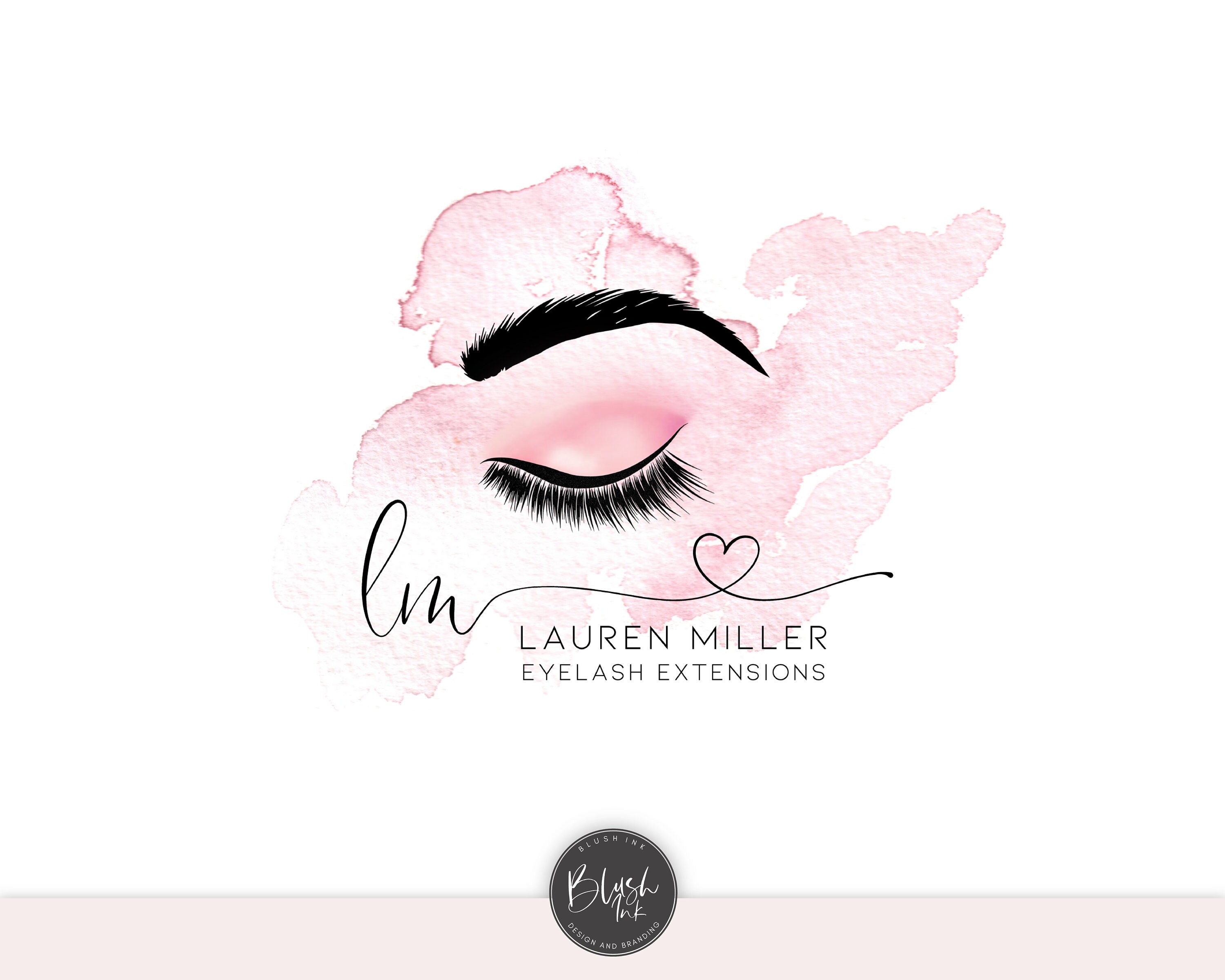 Drawing Illustration Lash Logo Design Lash Technician Logo Logo 