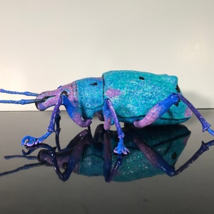 Glitter Weevil Sculpture: 18" Handcrafted Insect Art - Etsy