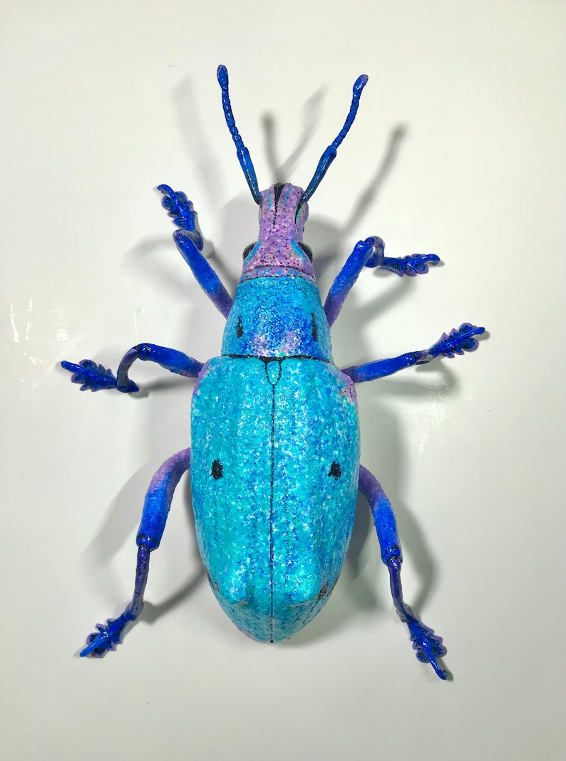Glitter Weevil, Insect Sculpture, 18 Long, Highly Detailed and ...