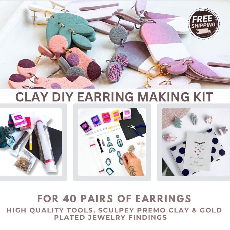 Clay Jewellery Kit - Etsy