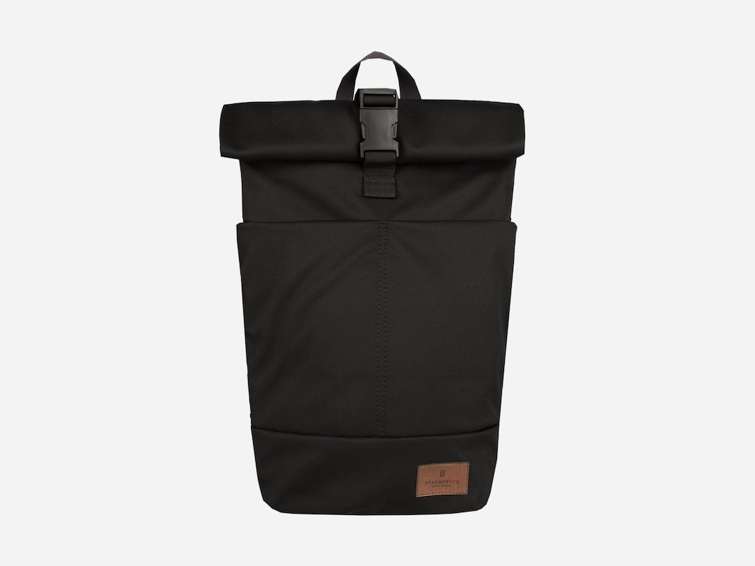 Black Roll-top Backpack With Laptop Pocket 10L abyss Backpack 10L ...