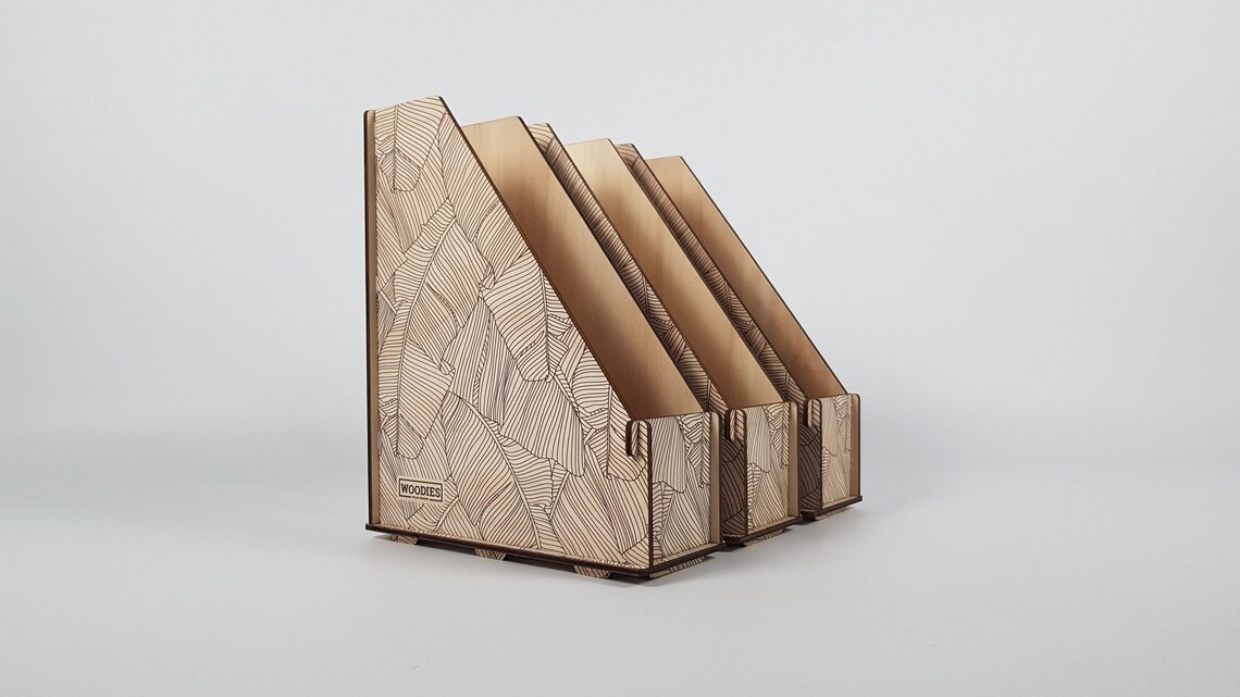 Range documents en bois imprimé tropical (x1) - Etsy France