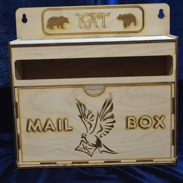Wood Mailbox - Etsy