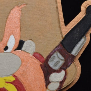 Wooden Layered Yosemite Sam Plaque With Hanger - Etsy