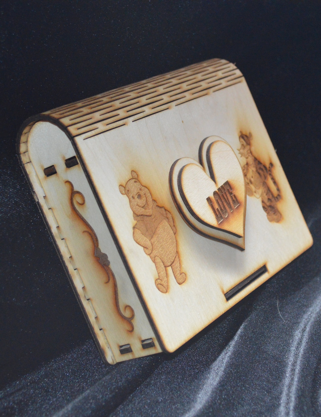 Wooden Winnie the Pooh & Tigger Box - Etsy