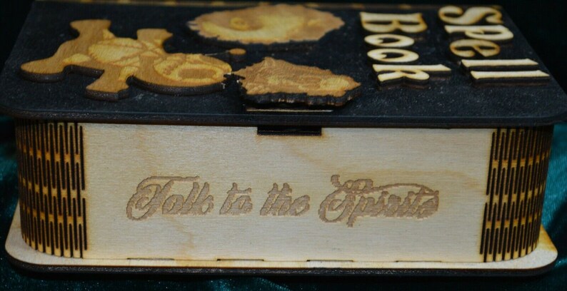 Spell Book Box With Ouija Board and Hand - Etsy