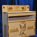 Mailbox With Pull Out Drawer All Wood/ Personalize for FREE - Etsy